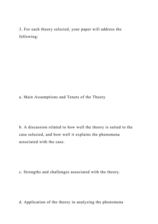 Theory Application Paper The theory application p.docx