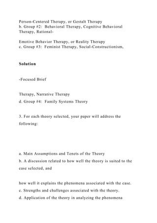 Theory Application Paper The theory application paper is an.docx