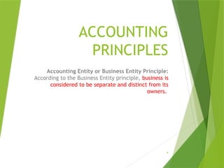 FUNDAMENTAL ACCOUNTING ASSUMPTIONS OR CONCEPTS | PPTX