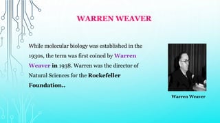 Cell and Molecular Biology: Definitions theory and basics, History and ...