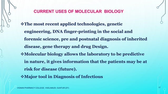 Cell and Molecular Biology: Definitions theory and basics, History and ...