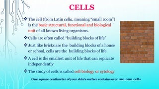Cell and Molecular Biology: Definitions theory and basics, History and ...