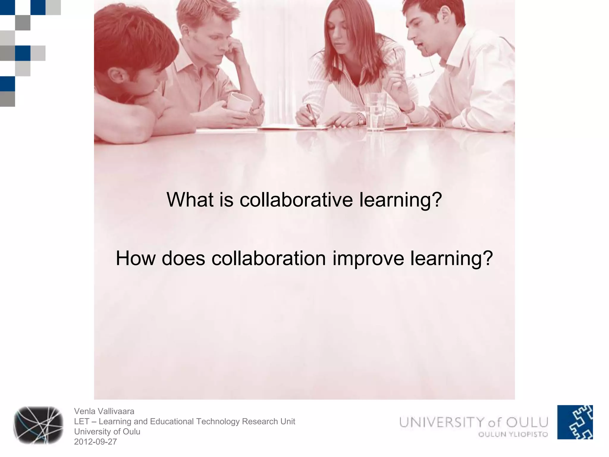 Theory collaborative learning | PPTX