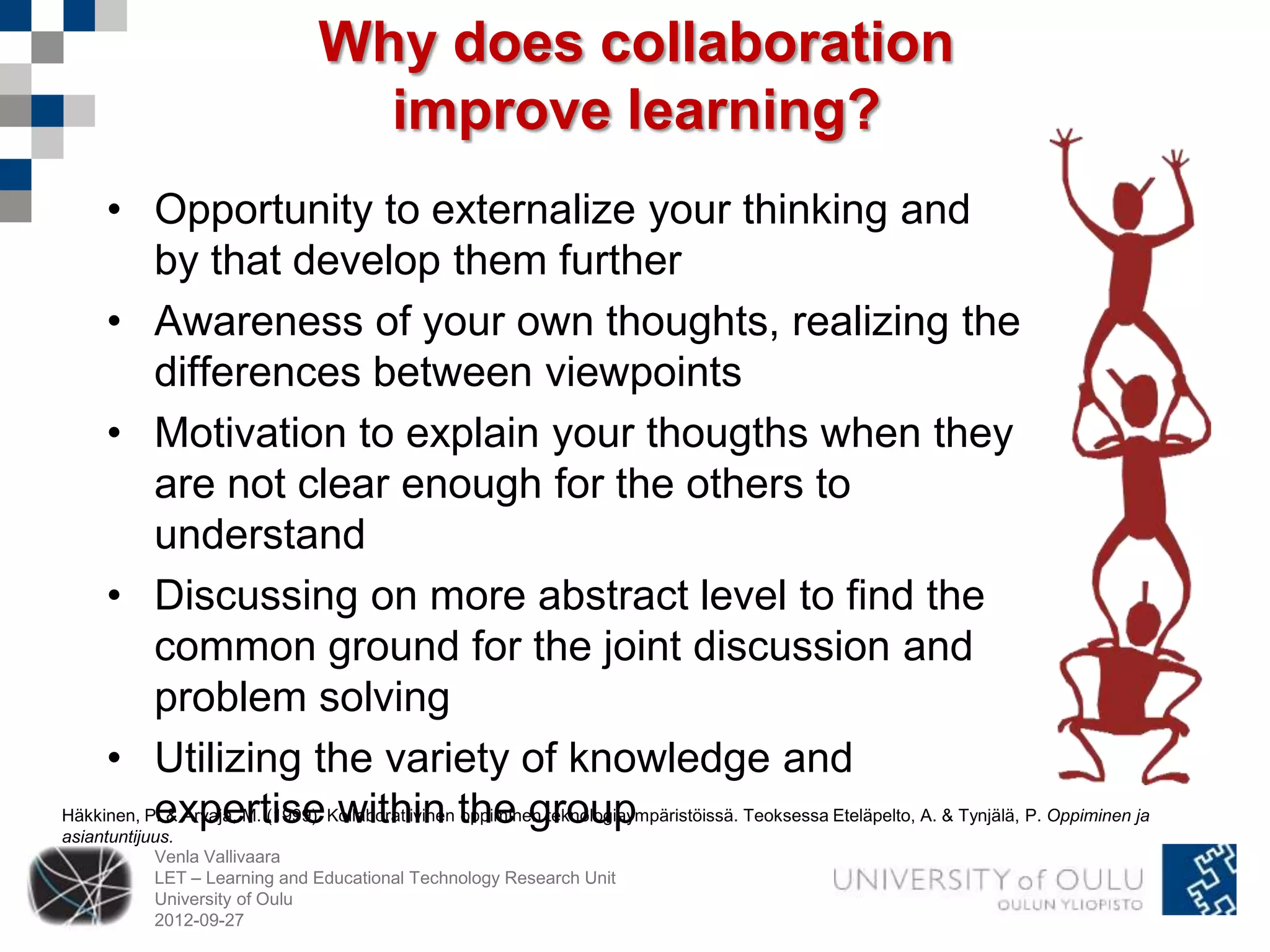 Theory collaborative learning | PPTX