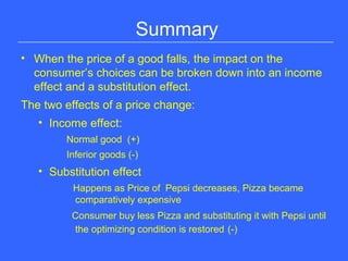 Theory consumer choice | PPT