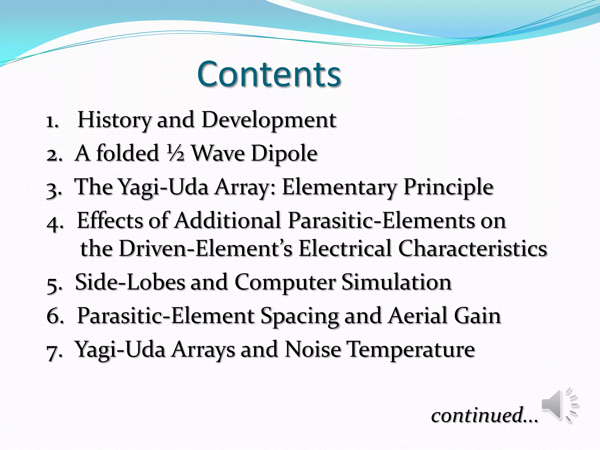 Theory & Design of the Yagi-Uda Array Aerial [II][L][6] | PDF
