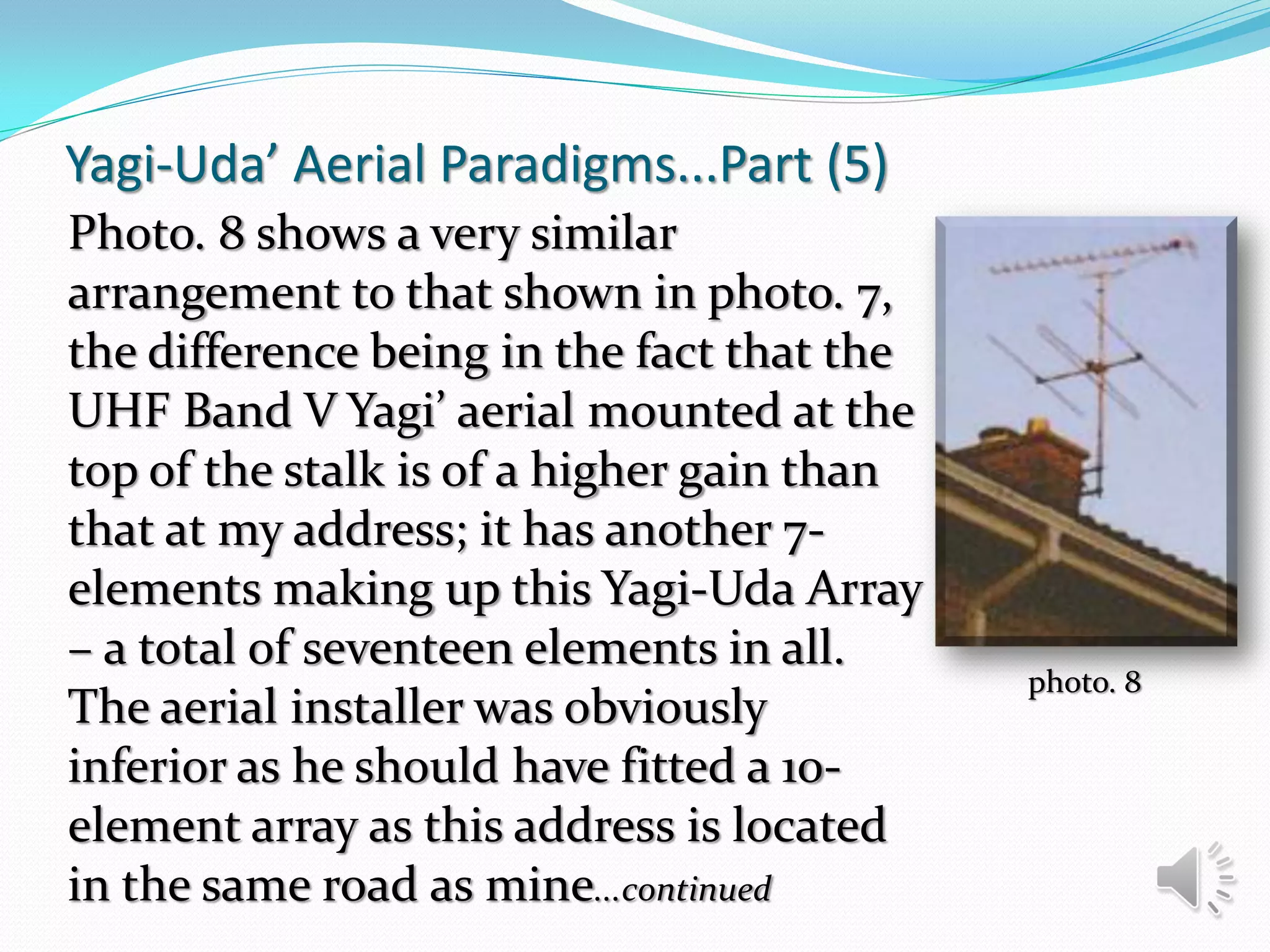 Theory & Design of the Yagi-Uda Array Aerial [II][L][6] | PDF