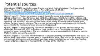 Theory essay, potential sources | PPT