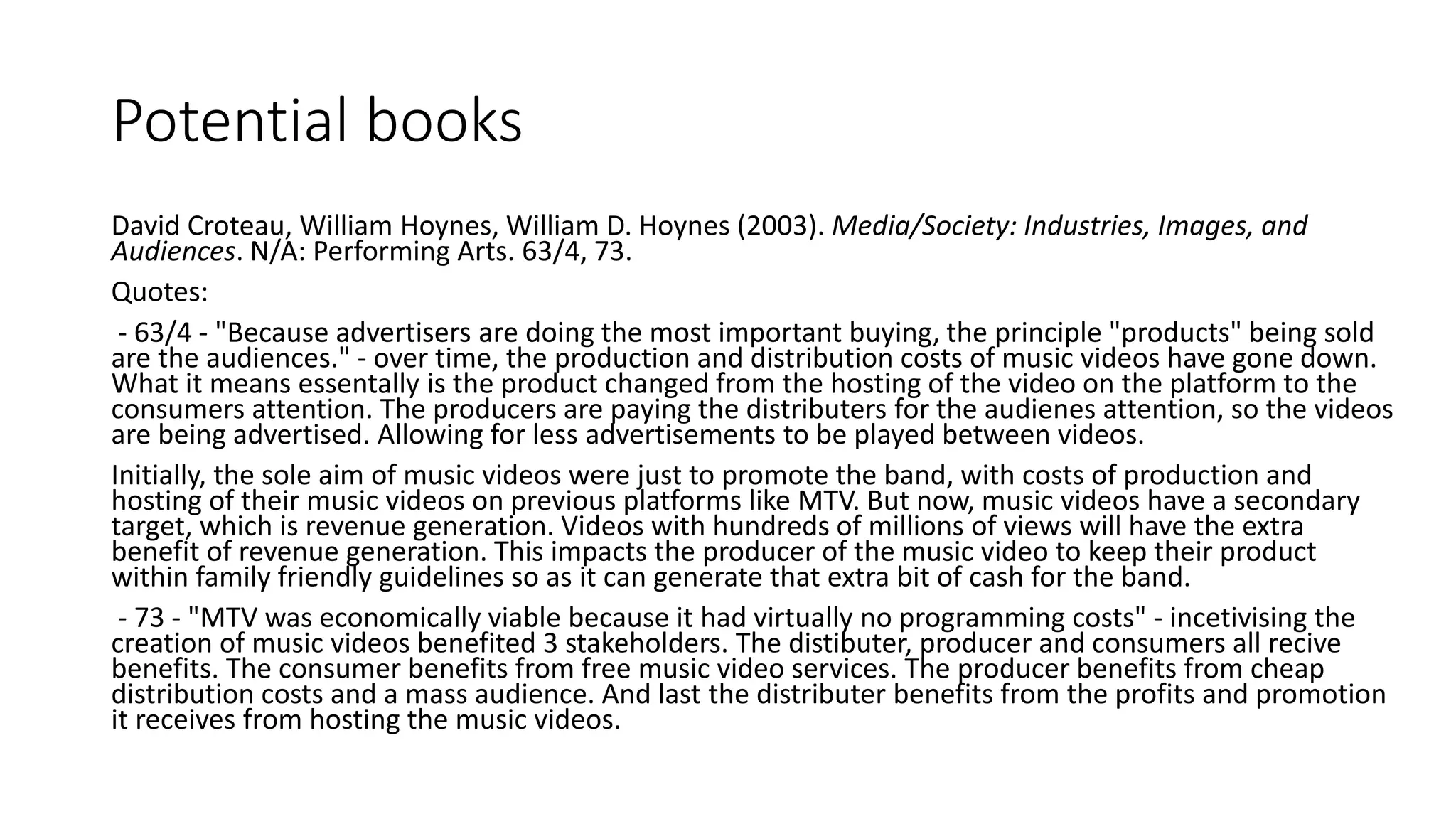 Theory essay, potential sources | PPT