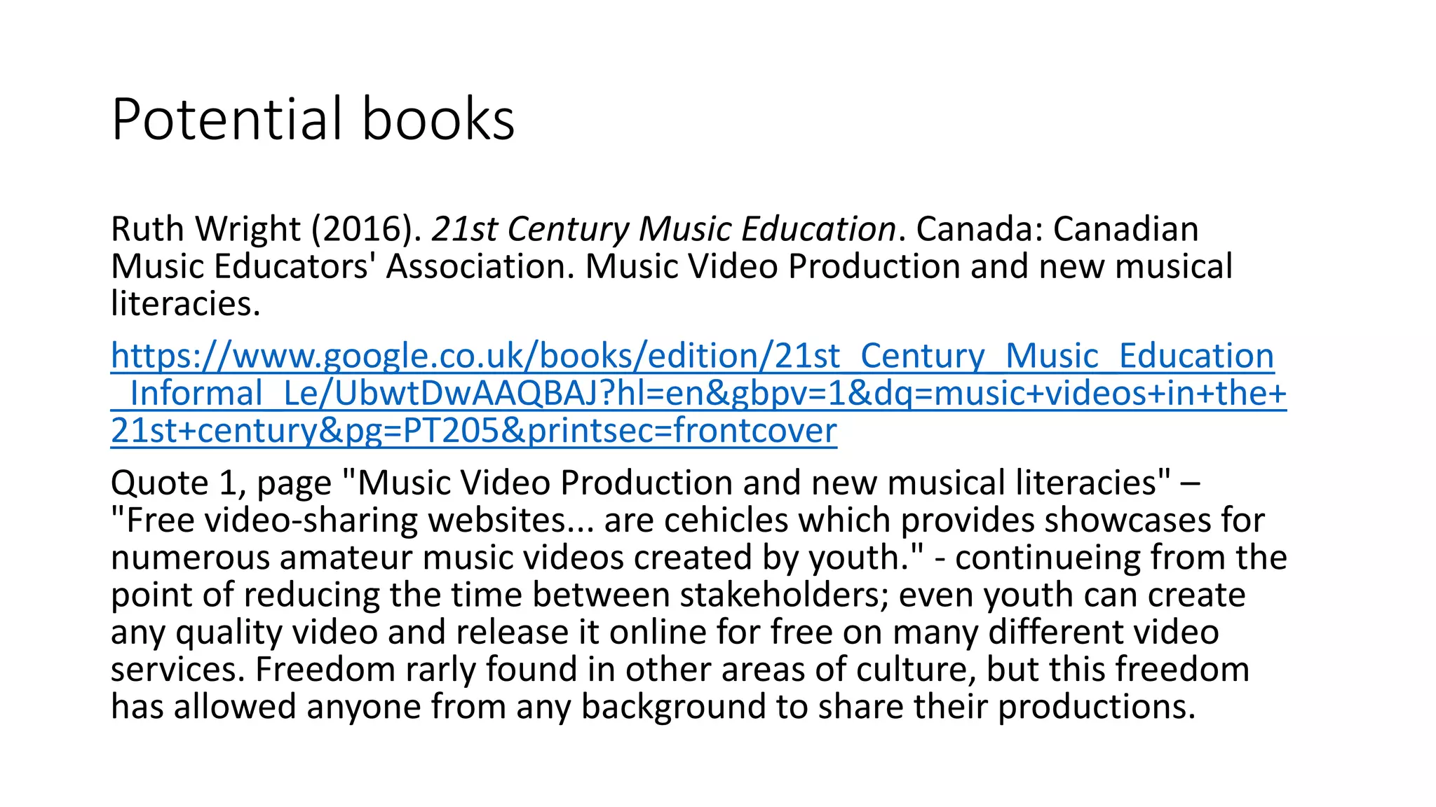 Theory essay, potential sources | PPT