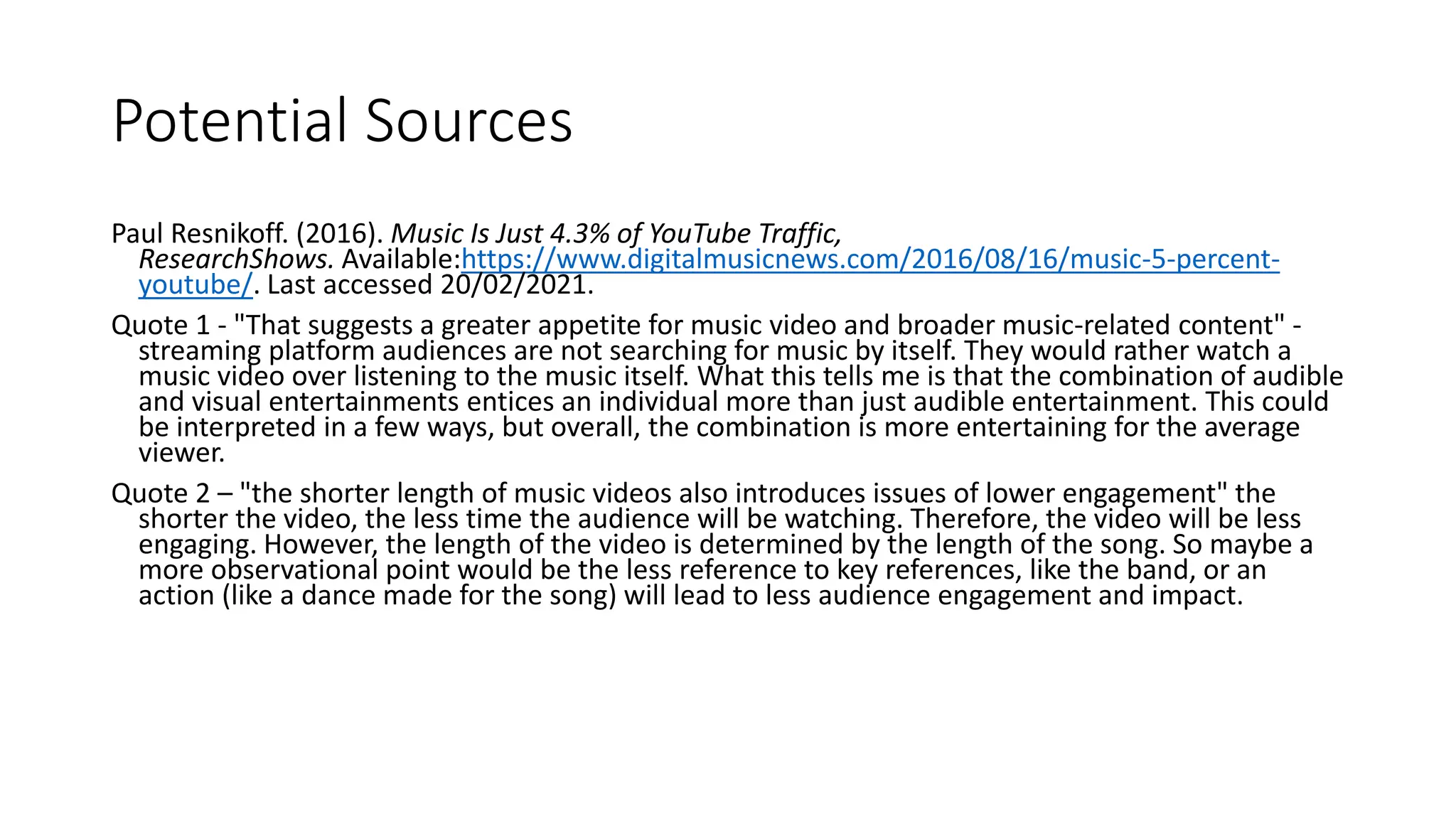 Theory essay, potential sources | PPT