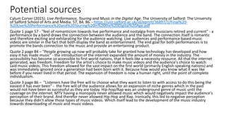 Theory essay, potential sources | PPT