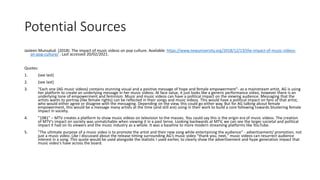 Theory essay, potential sources | PPT