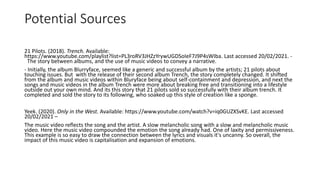 Theory essay, potential sources | PPT