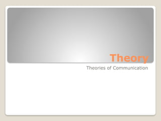 Theory final (1).pptx final presentation for theories of communication ...