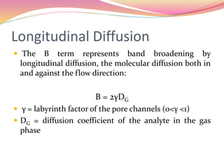 Theory for gas chromatography | PPTX