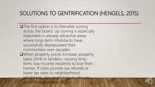 GENTRIFICATION AND URBAN RENEWAL | PPTX