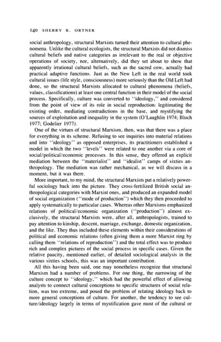 Theory in anthropology since the sixties sherry ortner | PDF