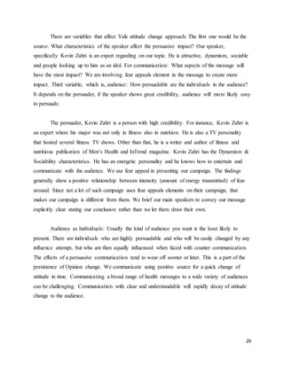 Say Yes to Less Sugar Campaign (Persuade people) | DOCX