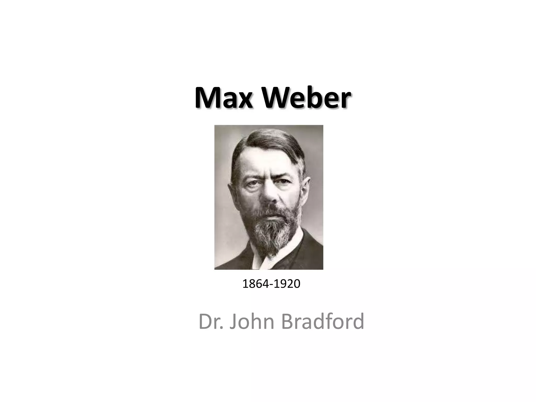 Max Weber | PPTX