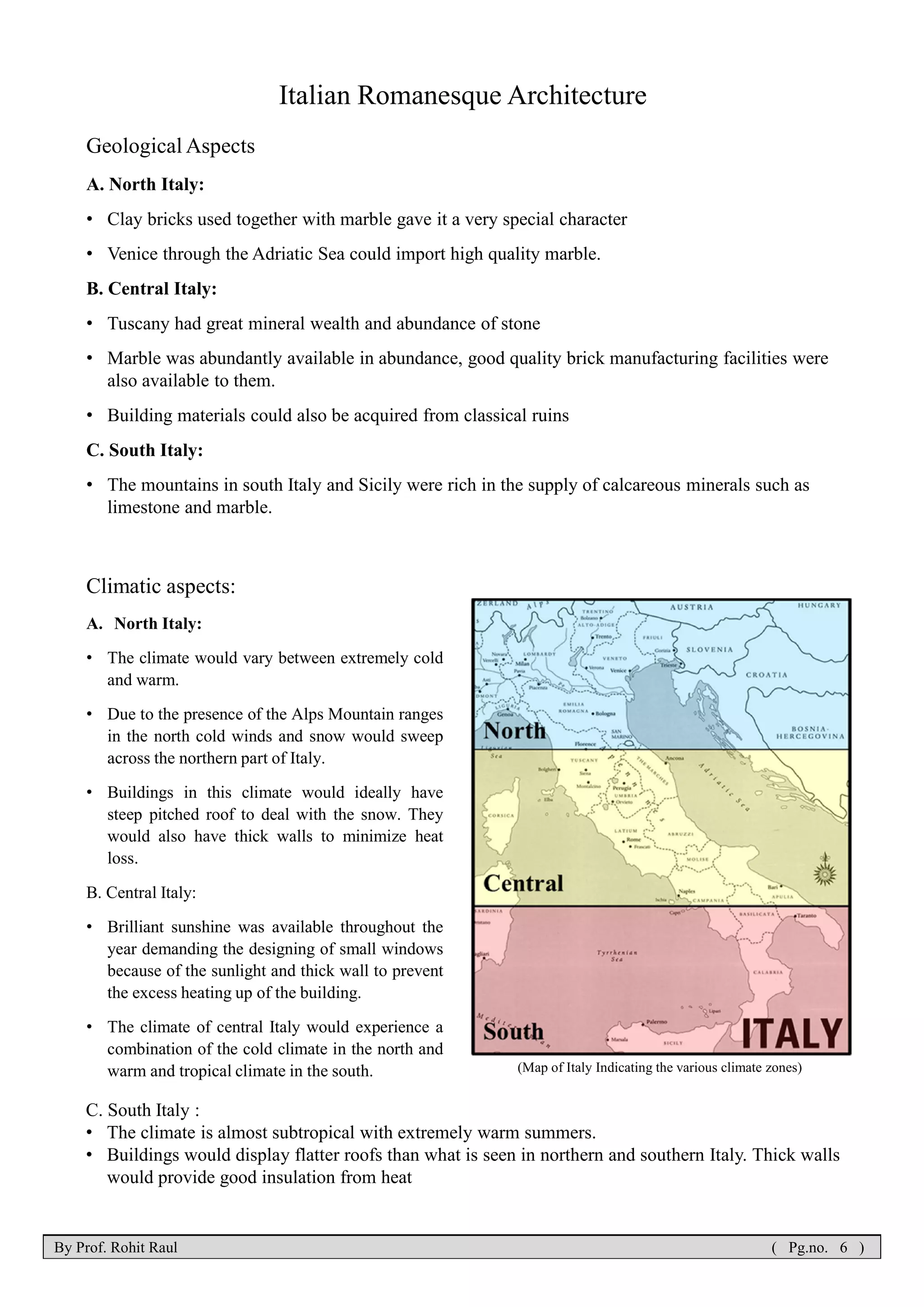 italian romanesque architecture | PDF