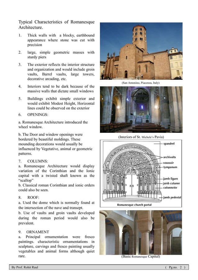 italian romanesque architecture | PDF