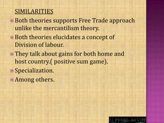 Theory of absolute and comparative advantage | PPTX
