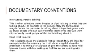 Theory of a documentary good one | PPT