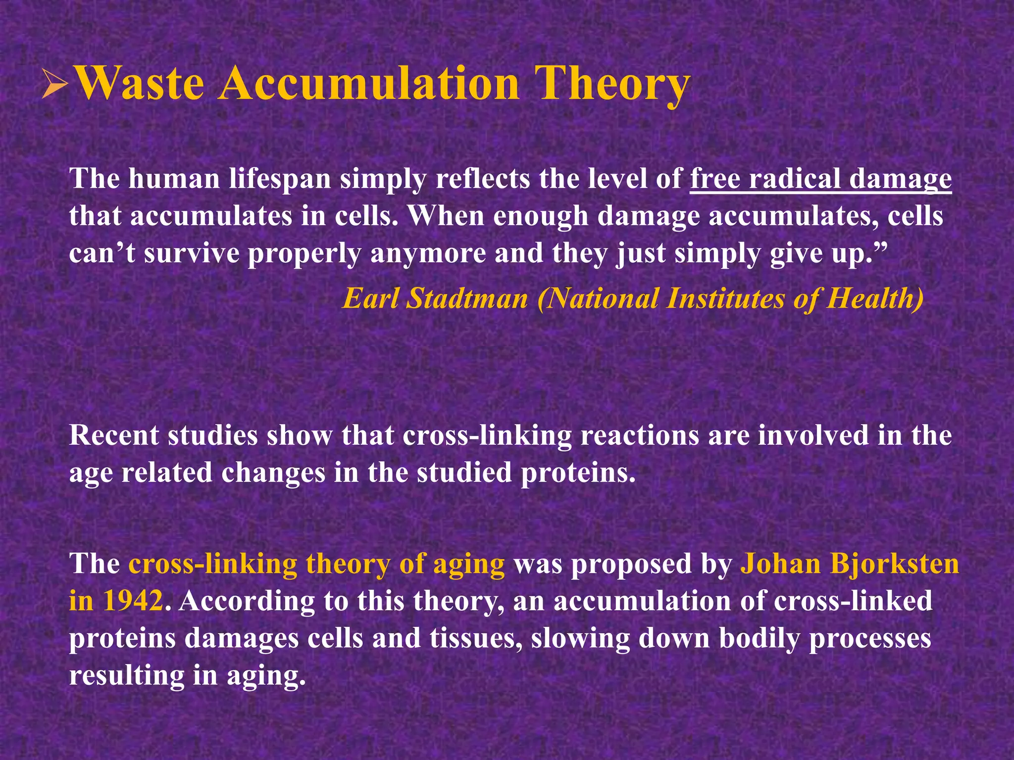 Theory of ageing | PPTX