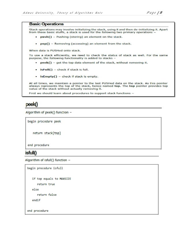 Theory of algorithms final | PDF