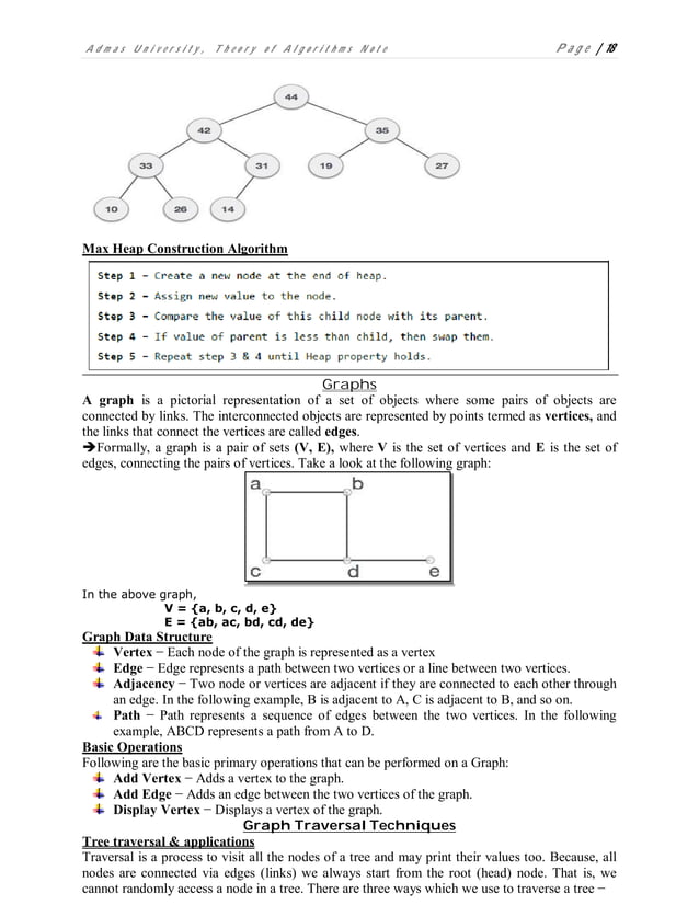 Theory of algorithms final | PDF