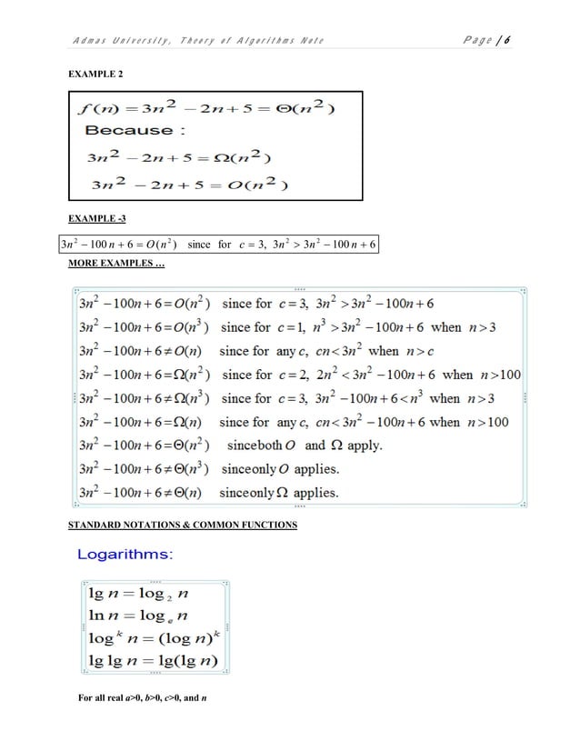 Theory of algorithms final | PDF