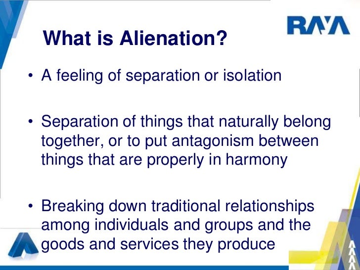 Theory of alienation in the software industry