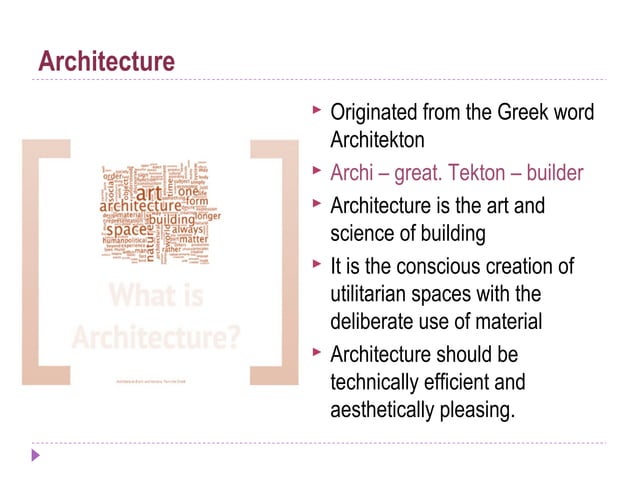 Theory of architecture-1 | PPT