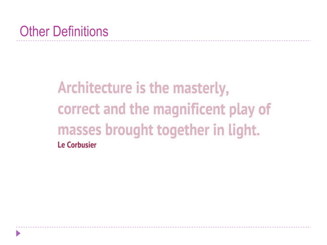 Theory of architecture-1 | PPT