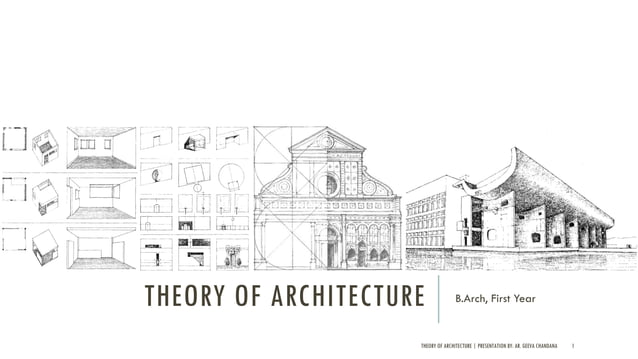 Theory of architecture | PPT
