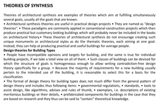 THEORY OF ARCHITECTURE introduction and detail.pptx | Modern Art | Fine Art