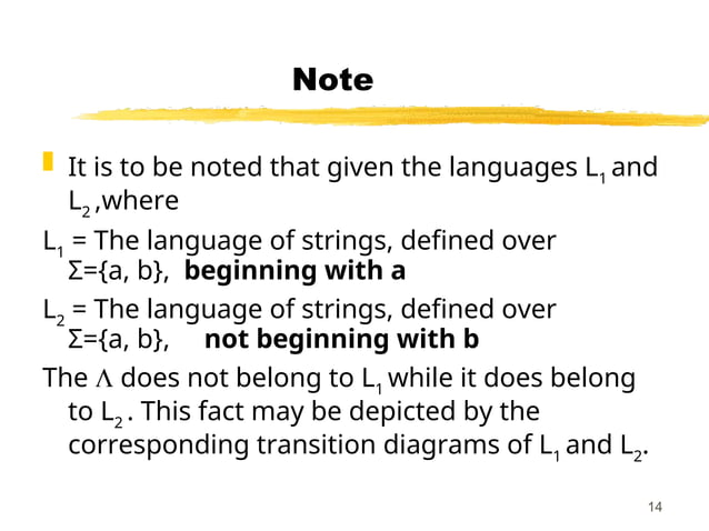 Theory of Automata Power Point Slides Lecture 05.ppt