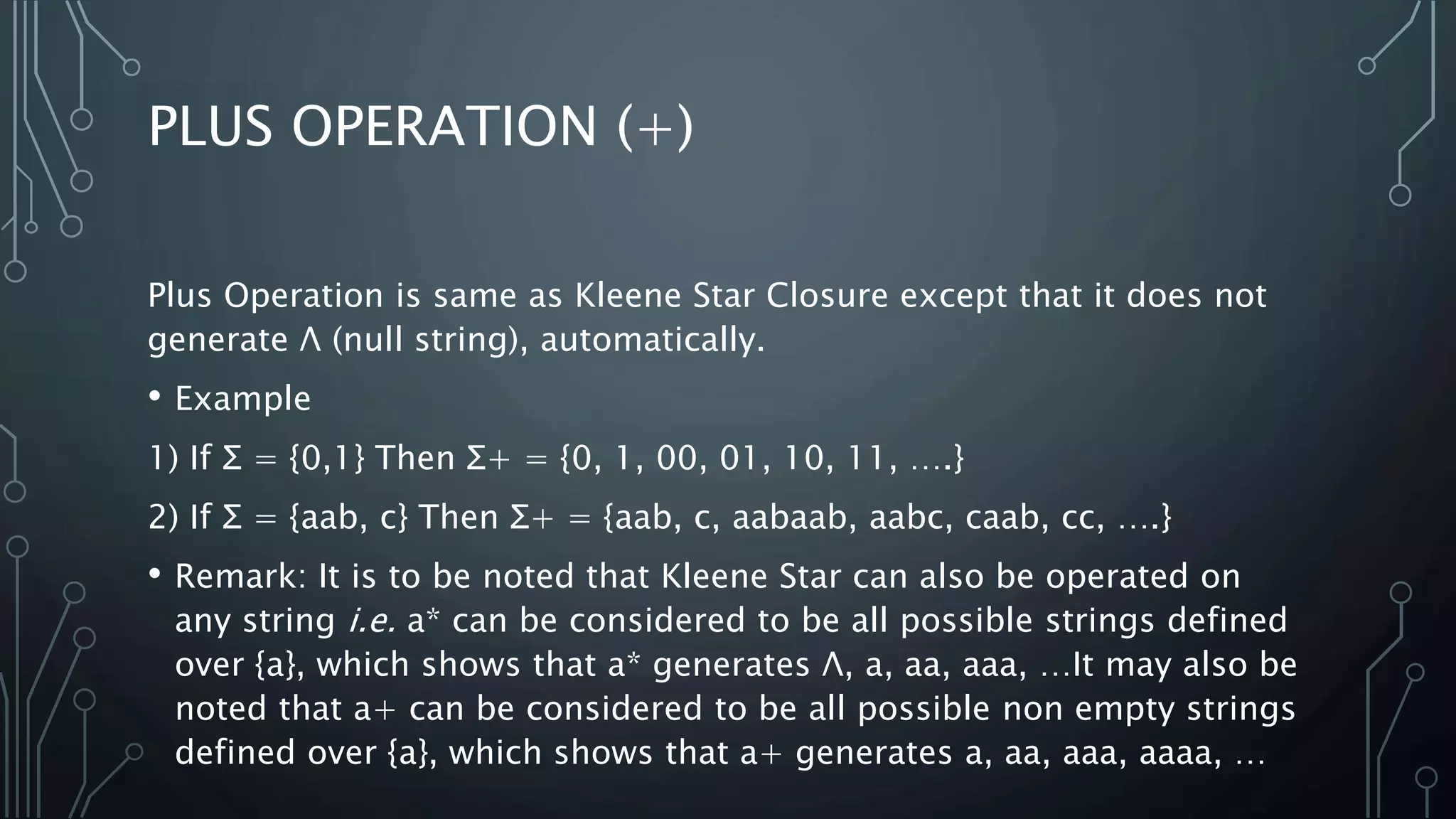 Theory of automata and formal language | PPTX