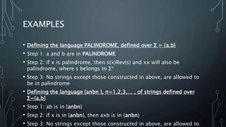 Theory of automata and formal language | PPTX