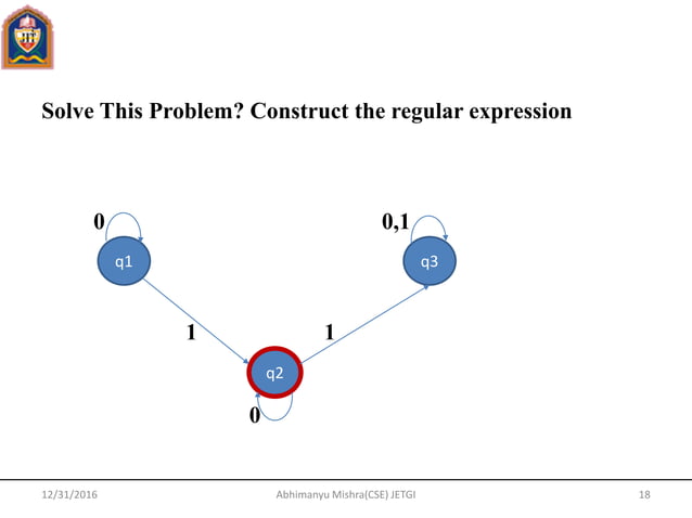 Theory of Automata and formal languages unit 2 | PPTX | Programming ...