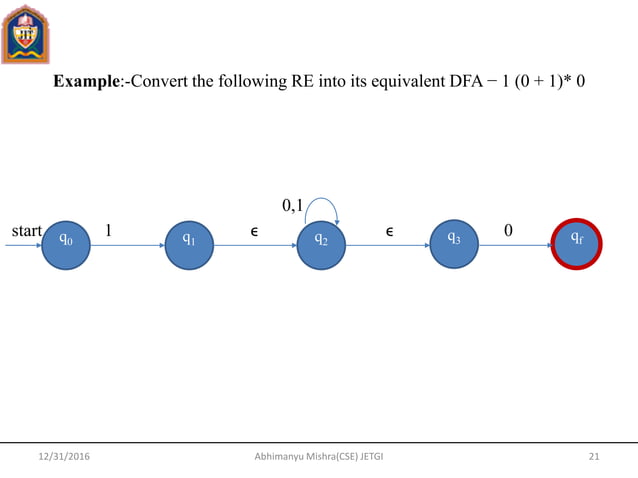 Theory of Automata and formal languages unit 2 | PPTX | Programming ...