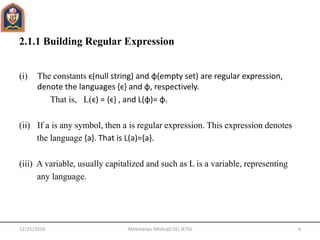 Theory of Automata and formal languages unit 2 | PPTX