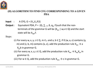 Theory of automata and formal languages Unit 4 | PPTX