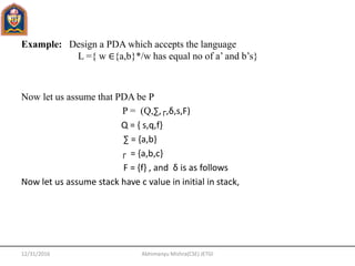 Theory of automata and formal languages Unit 4 | PPTX | Programming Languages | Computing
