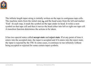 Theory of Automata and formal languages Unit 5 | PPTX