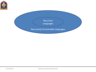 Theory of Automata and formal languages Unit 5 | PPTX