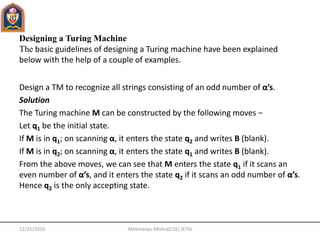 Theory of Automata and formal languages Unit 5 | PPTX
