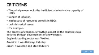 Theory of balanced growth | PPTX