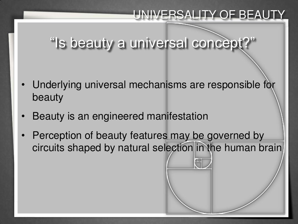 UNIVERSALITY OF BEAUTY ACROSS AGE